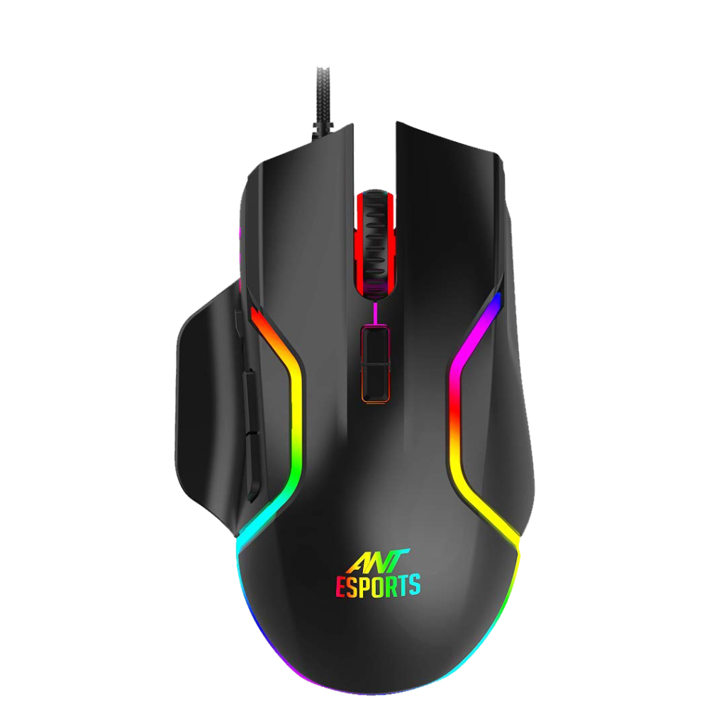 Ant Esports GM333 RGB Wired High End Optical Ergonomic Gaming Mouse ...