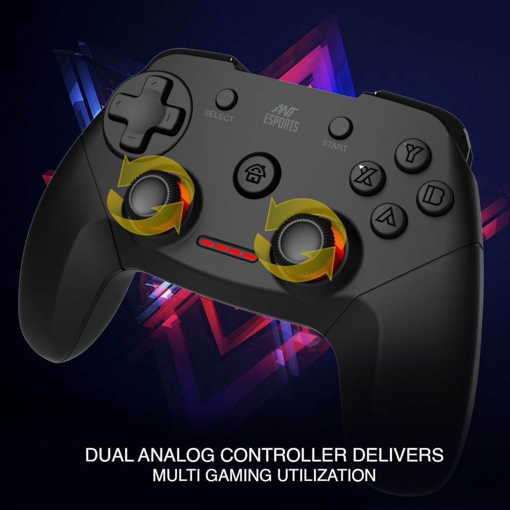 Ant Esports GP 300 Pro V2 Wireless Black Gamepad Controller for PC ...