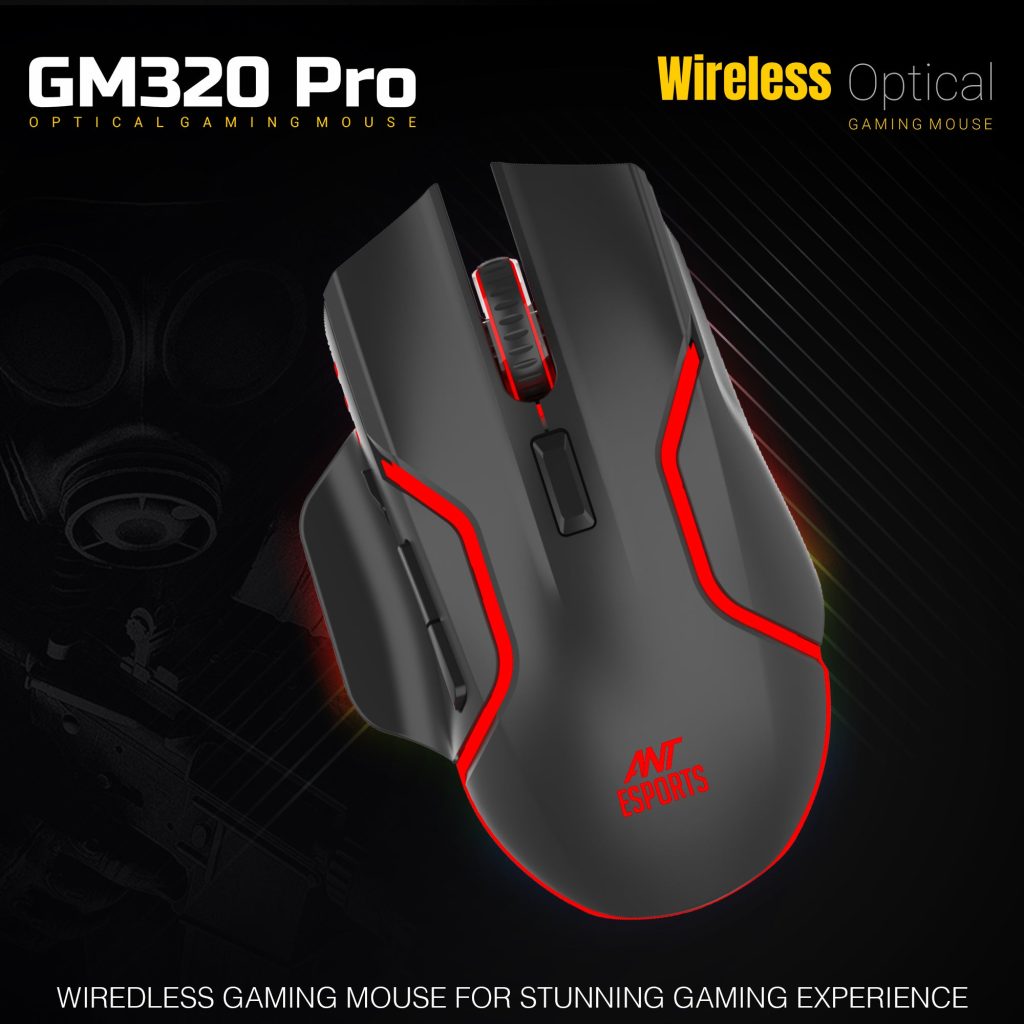 Ant Esports GM320 Pro 3200DPI RGB Wireless Gaming Mouse Black - ANT E ...