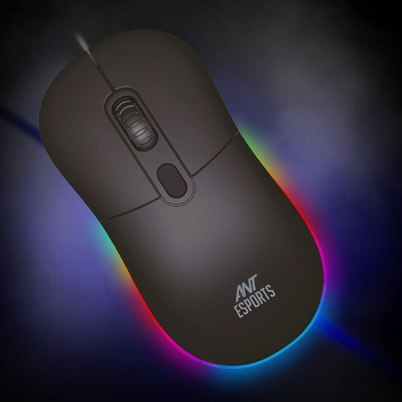 Ant Esports GM40 2400DPI RGB Wired Gaming Mouse Black - ANT E-SPORTS