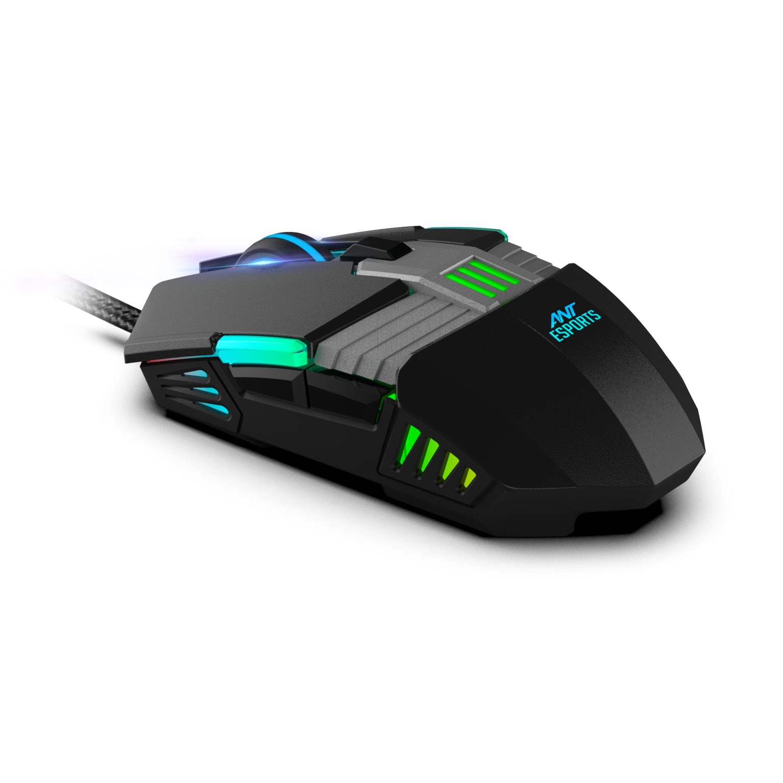 Ant Esports GM90 3600DPI Wired Gaming Mouse Black - ANT E-SPORTS
