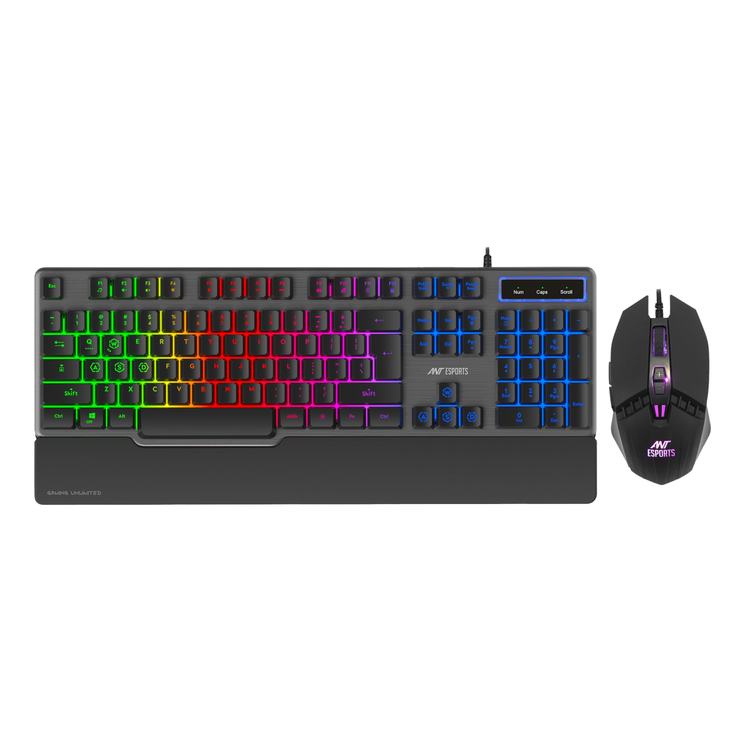 Ant Esports KM540 Gaming Backlit Keyboard and Mouse Combo - ANT E-SPORTS
