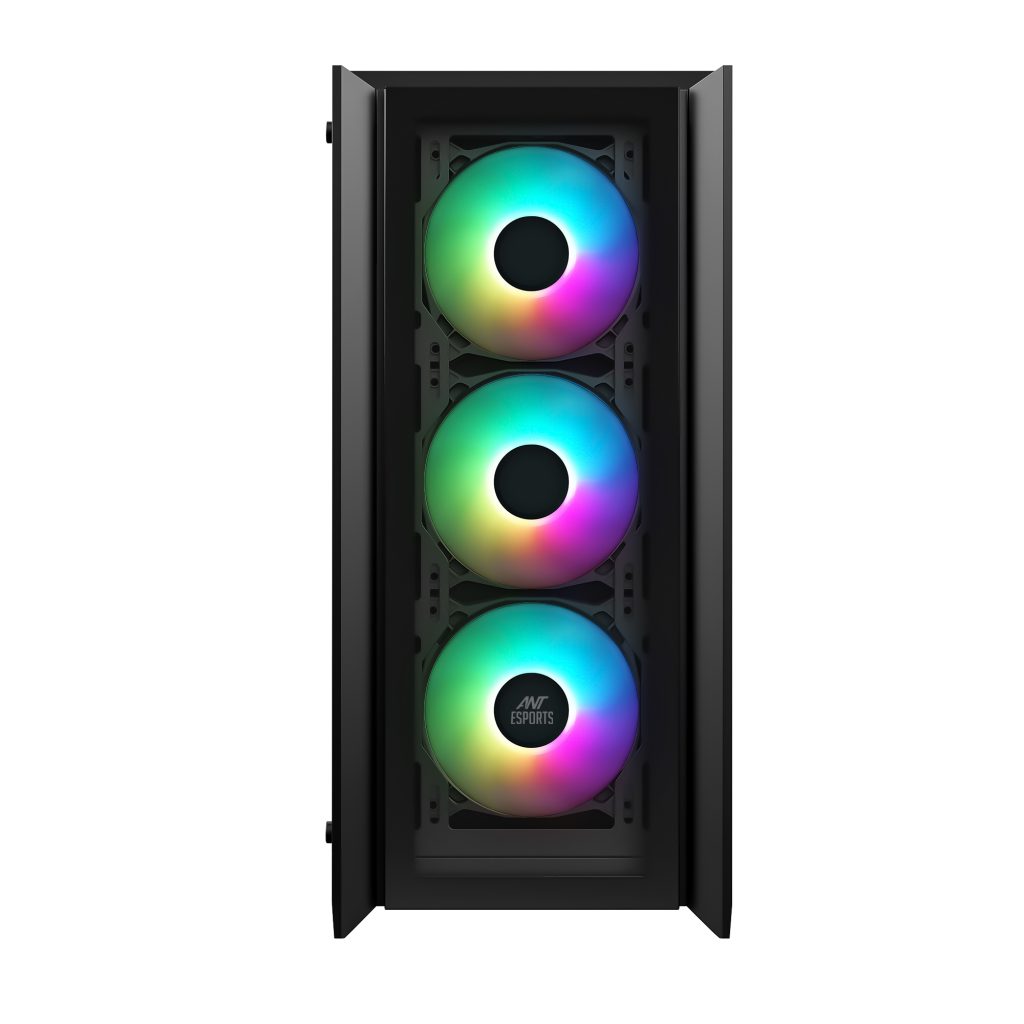 Ant Esports ICE-170TG Mid Tower ATX, Micro-ATX, ITX Black Cabinet ...