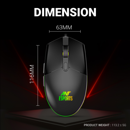 Ant Esports KM1600 Gaming Keyboard - ANT E-SPORTS