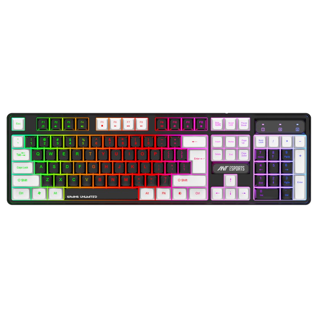 Ant Esports MK1450 Membrane Wireless Gaming Keyboard Black - ANT E-SPORTS