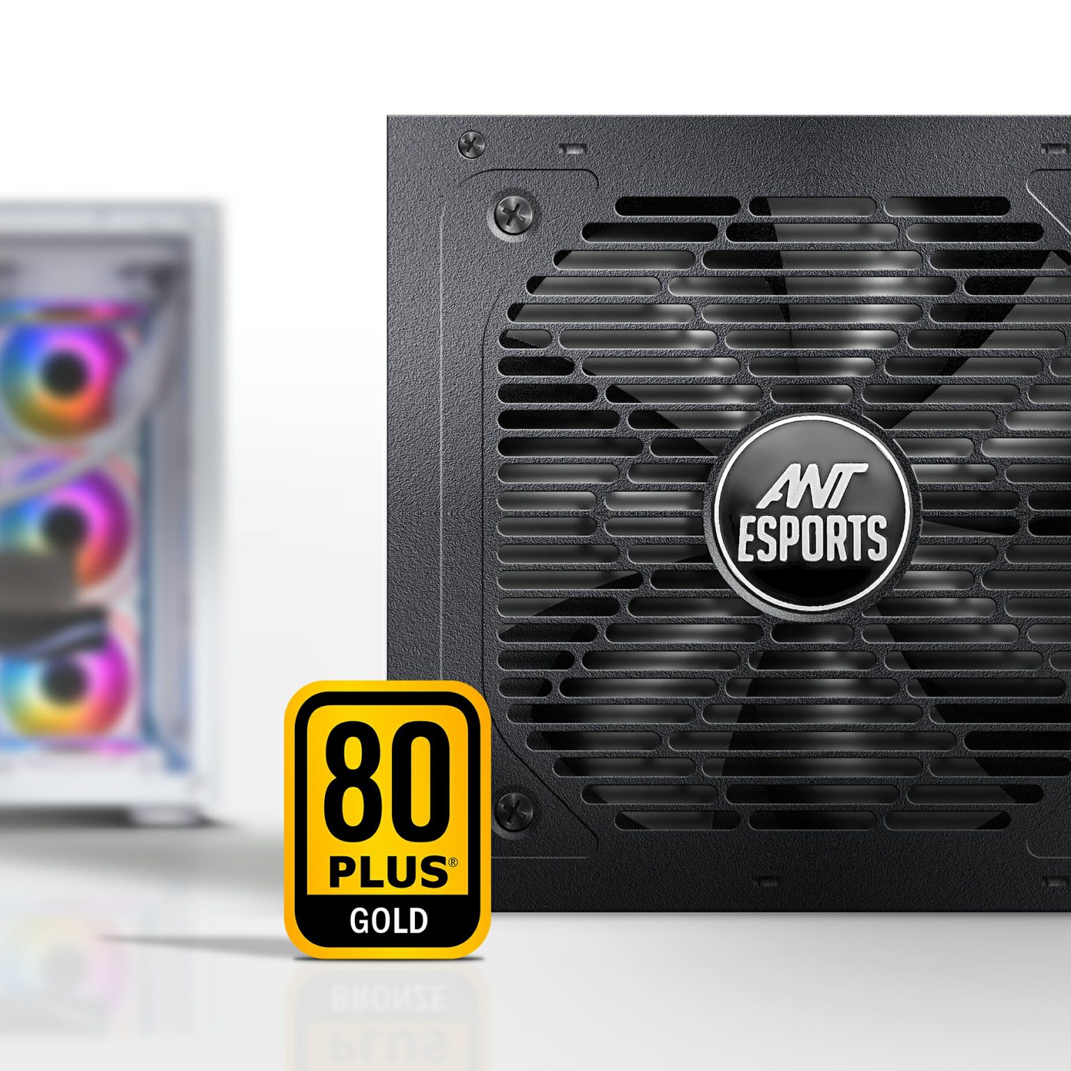 Ant Esports FG650 Force 650W 80+Gold Black Power Supply - ANT E-SPORTS