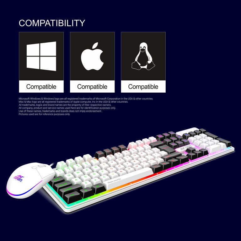 Ant Esports KM1610 RGB Gaming Keyboard and Mouse Combo - ANT E-SPORTS