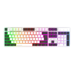 Ant Esports KM1700 membrane RGB wireless Gaming Keyboard white - ANT E ...