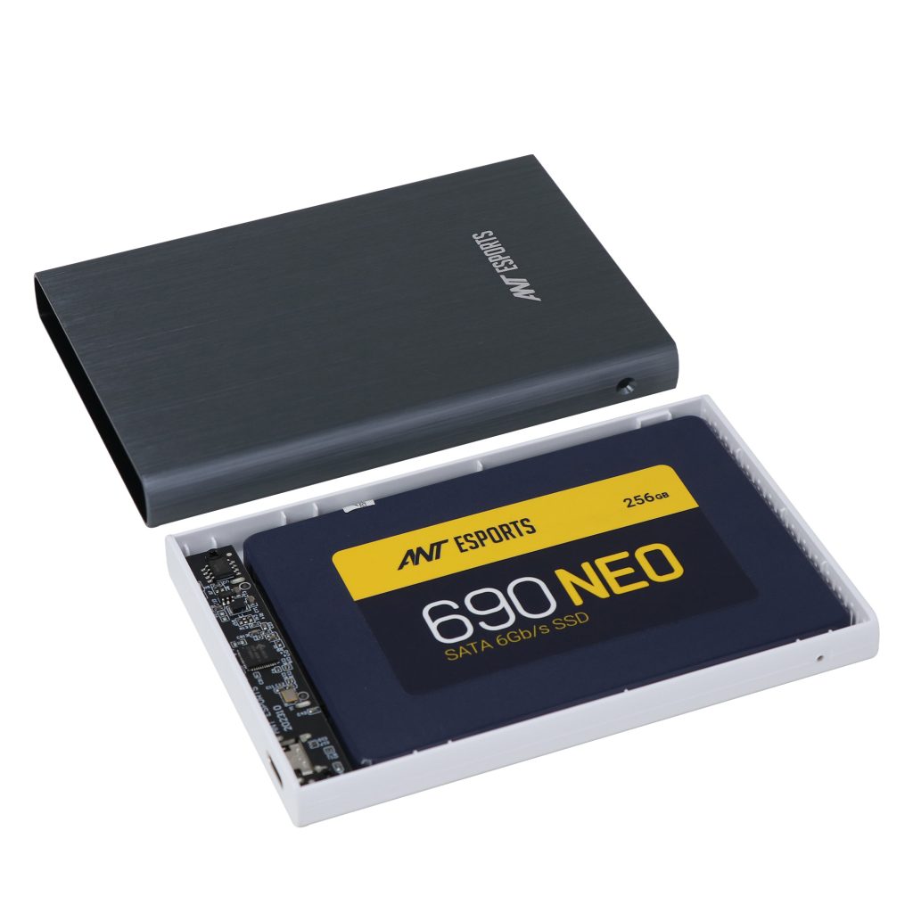 Ant Esports AESE205 2.5 Inch SATA Portable SSD Enclosure - ANT E-SPORTS