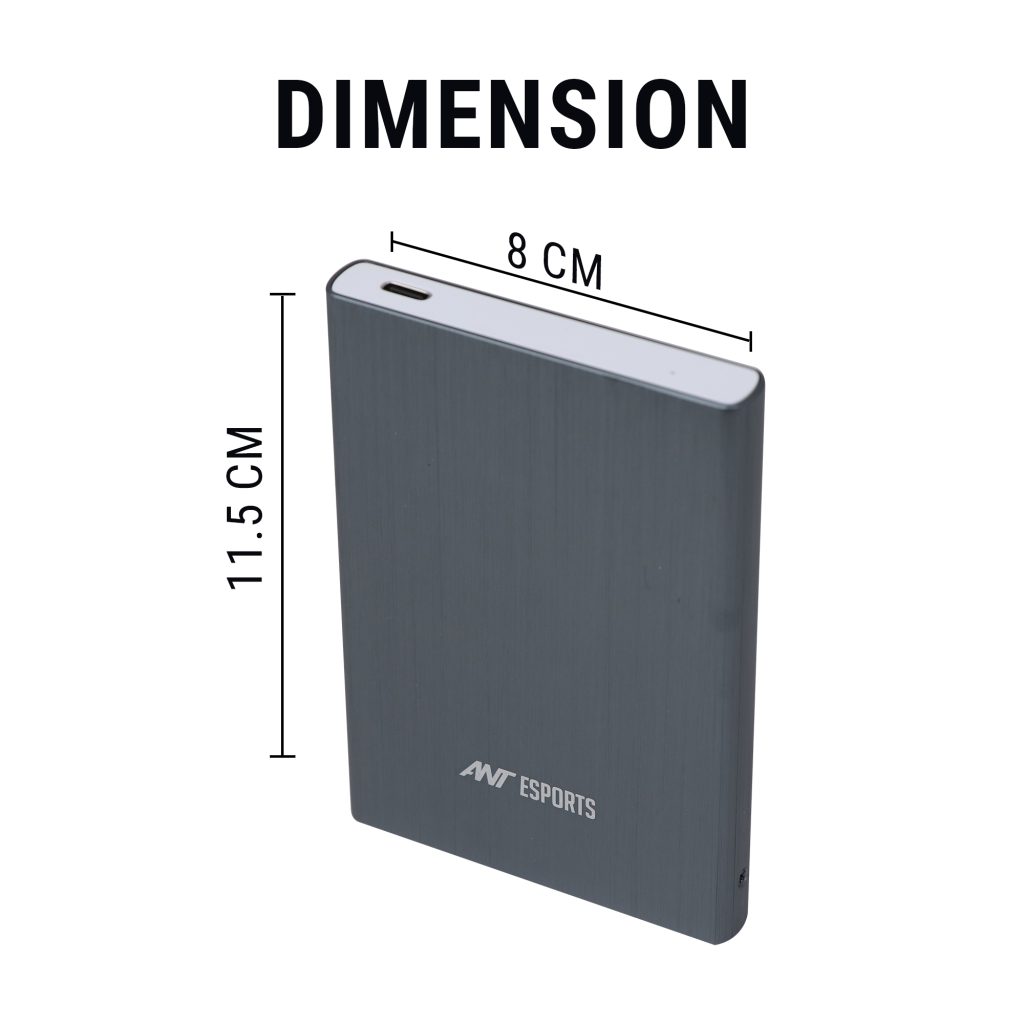 Ant Esports AESE205 2.5 Inch SATA Portable SSD Enclosure - ANT E-SPORTS