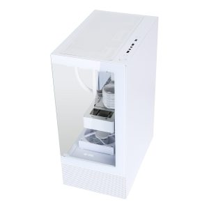 Ant Esports Crystal X2 Mid Tower ATX, Micro-ATX, Mini-ITX White Cabinet ...