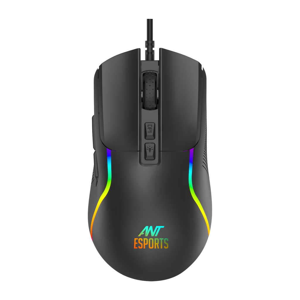 Ant Esports GM320 Fire Flare 12800DPI RGB Wired Gaming Mouse Black ...