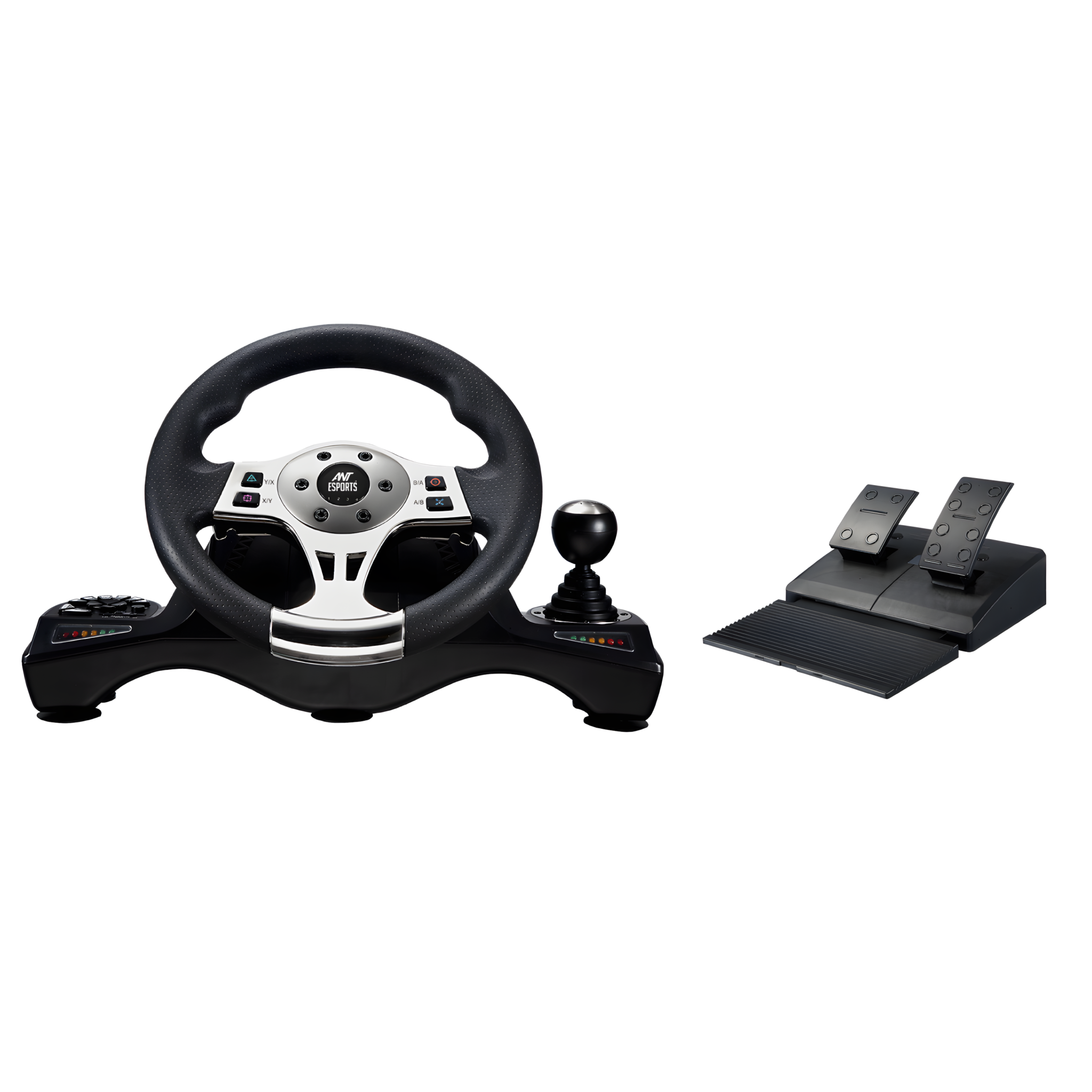 Ant Esports GW170 180° Degree Steering with Shifter Gaming Racing Wheel ...