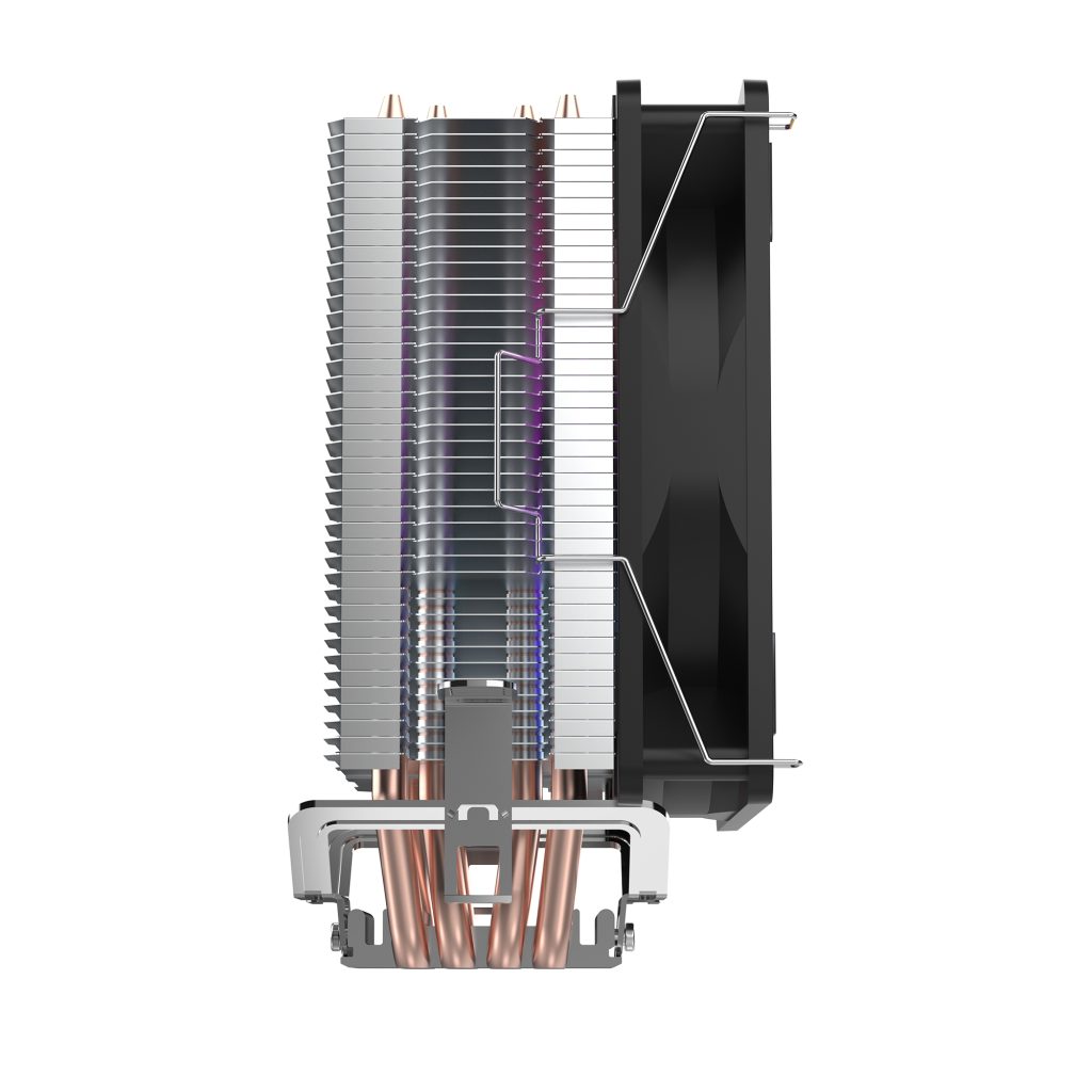 Ant Esports ICE-C400 Rainbow 120mm ARGB AM5/LGA1851 Black CPU Air ...