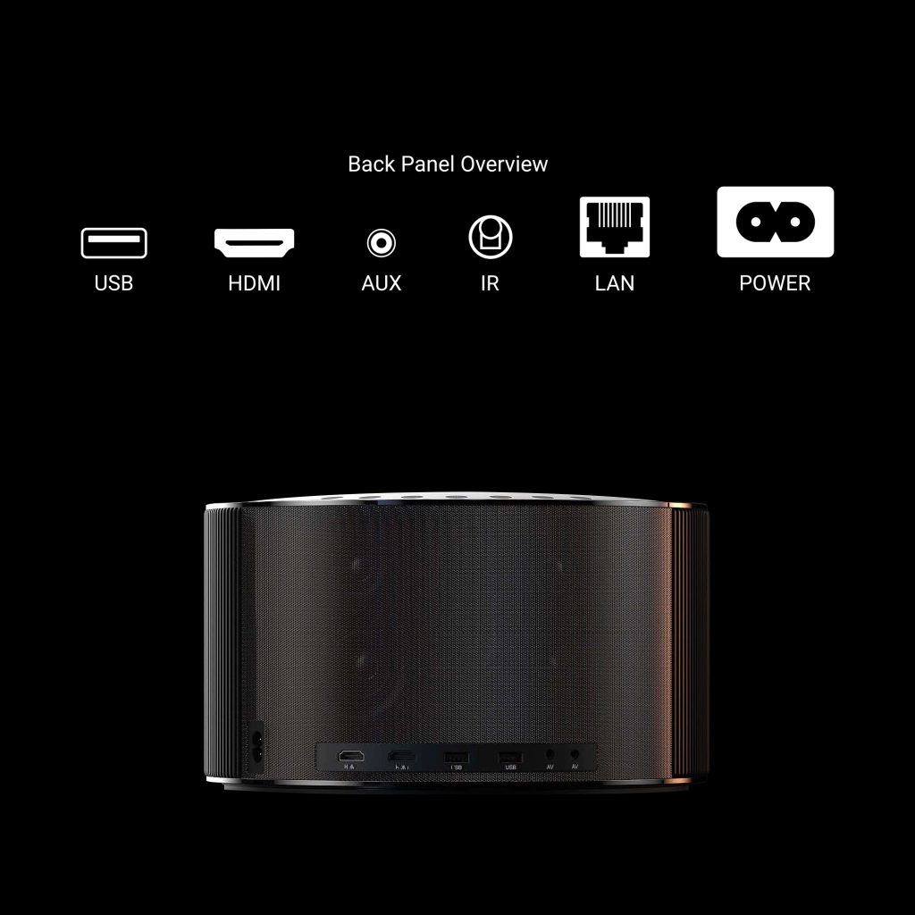 Ant Esports View 811 6000 Lumens FHD (1080) Andriod Smart LED Projector ...