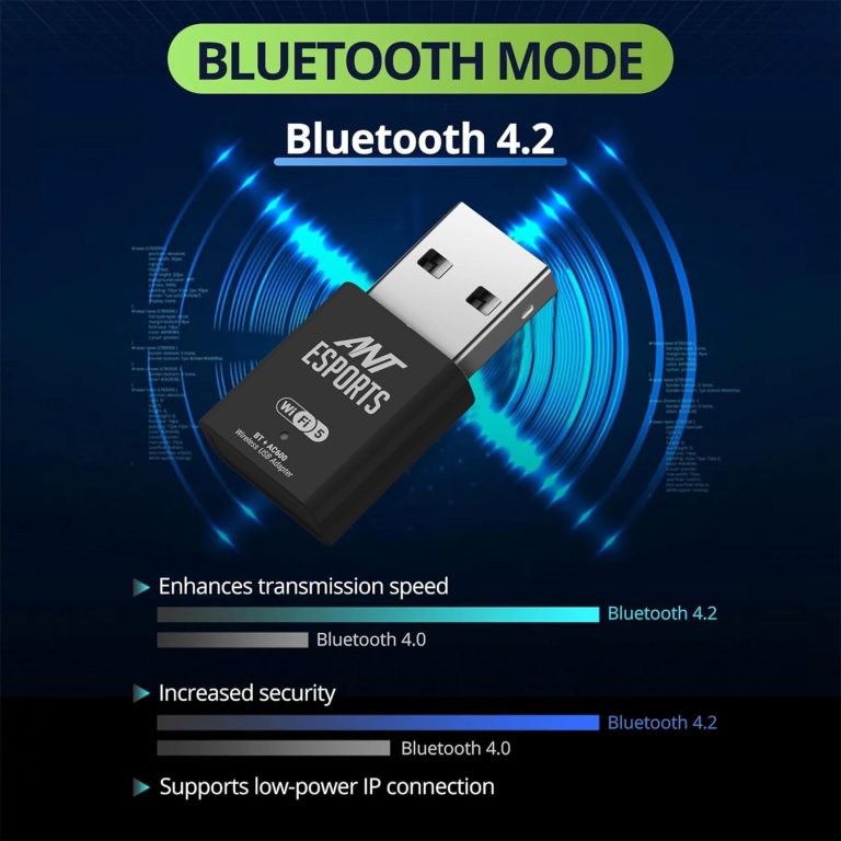 Ant Esports AE600B 600 Mbps Wi-Fi and Bluetooth Mini Dongle - ANT E-SPORTS