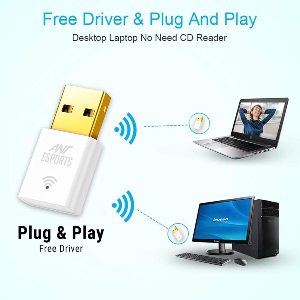 Ant Esports AE300D 300 Mbps Wi-Fi and DVR Nano Dongle - ANT E-SPORTS