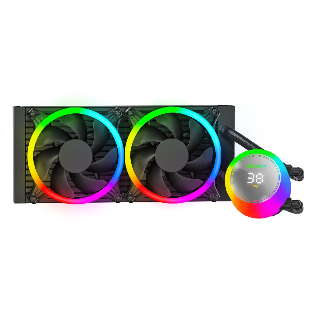 Ant Esports ICE-Glow 240 ARGB CPU Liquid Cooler - ANT E-SPORTS