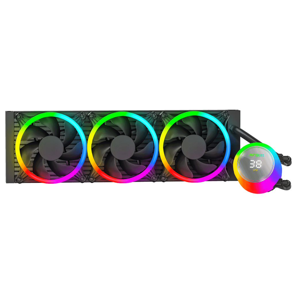 Ant Esports ICE-C612 With RGB LED PWM CPU Cooler - ANT E-SPORTS