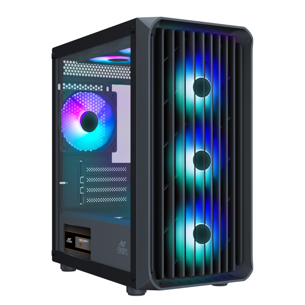 Ant Esports 205 Mini 6F Mini-Tower Micro-ATX, Mini-ITX Black Cabinet ...