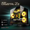 Ant Esports crystal Z2 Mid-Tower Micro-ATX, Mini-ITX Black Cabinet ...