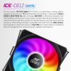 Ant Esports ICE-C612 Digital Single Tower 120mm ARGB AM5/LGA1851 Black ...