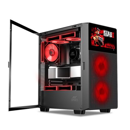 Ant Esports ICE Digital C3 Mid Tower ATX, Micro-ATX, Mini-ITX Black ...