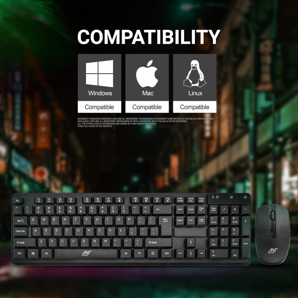 Ant Value FKBRI03 Wireless Keyboard Mouse Combo - ANT E-SPORTS