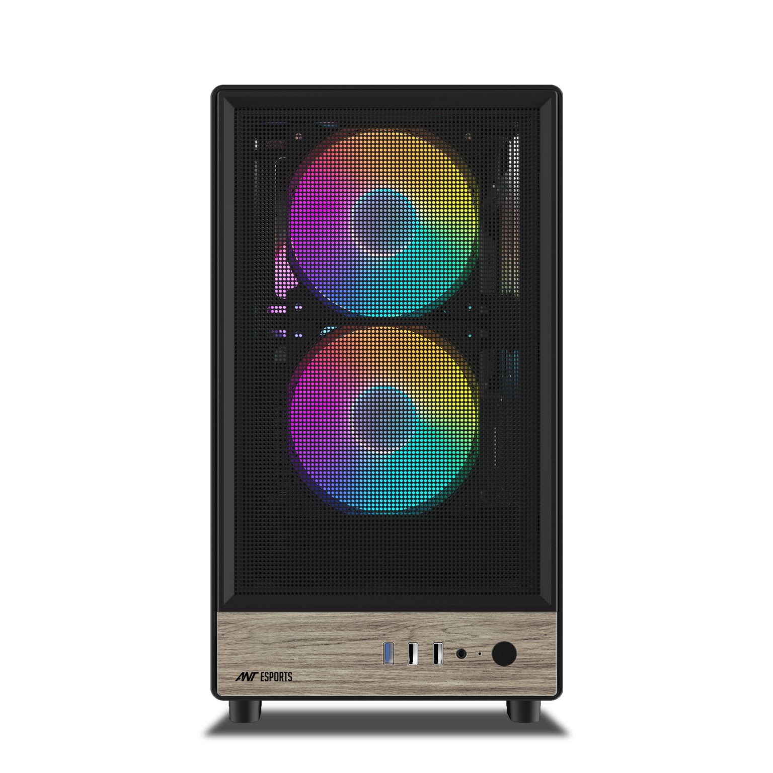 Ant Esports 300 Air Mini Tower Micro-ATX, Mini-ITX Computer Black ...