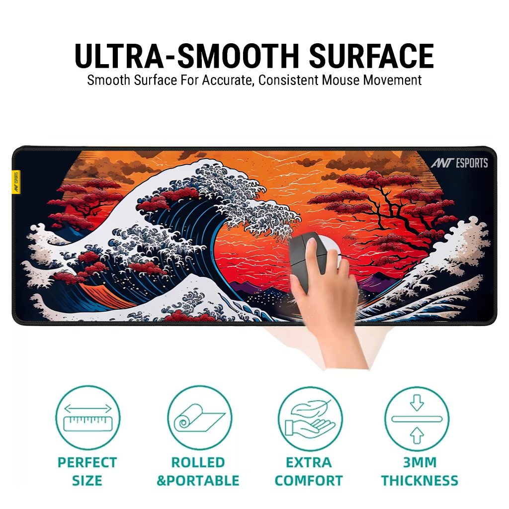 Ant Esports Cherry Strom Unique Design Gaming Mouse Pad - ANT E-SPORTS