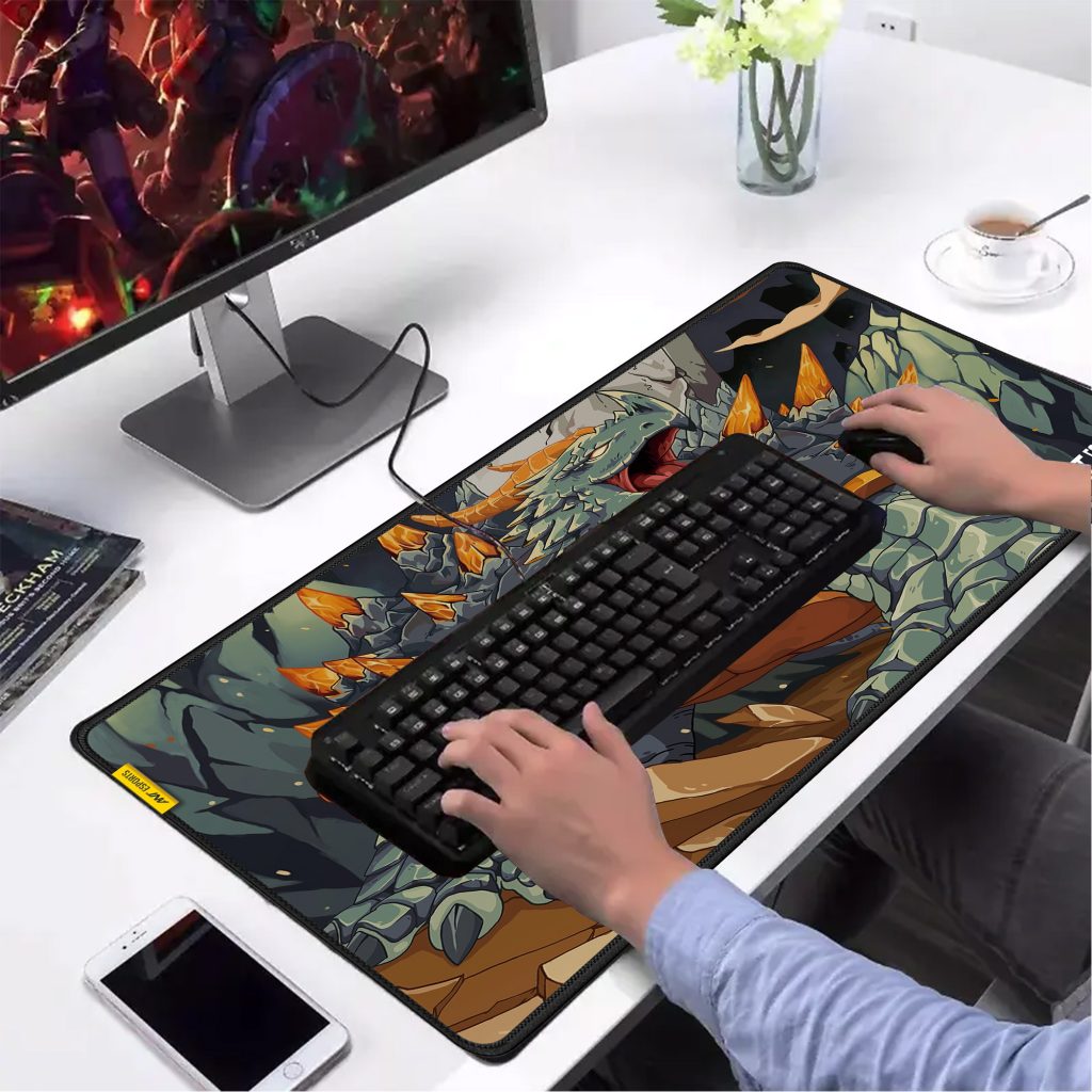 Ant Esports Golden Dragon Unique Mouse Pad - ANT E-SPORTS