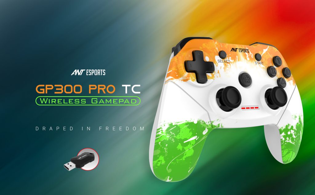 Ant Esports GP300 Pro Tri Colour Wireless Gaming Controller Gamepad ...