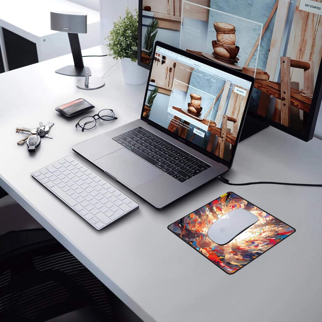 Ant Esports Volcano Unique Square Mouse Pad Gaming Mouse Pad - ANT E-SPORTS