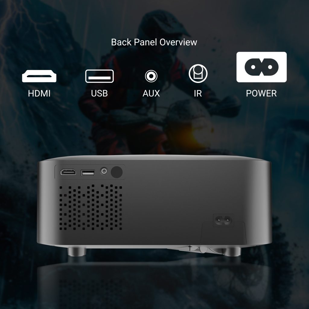 Ant Esports View 611 AF 4000 Lumens FHD (1080) Auto-Focus Projector ...