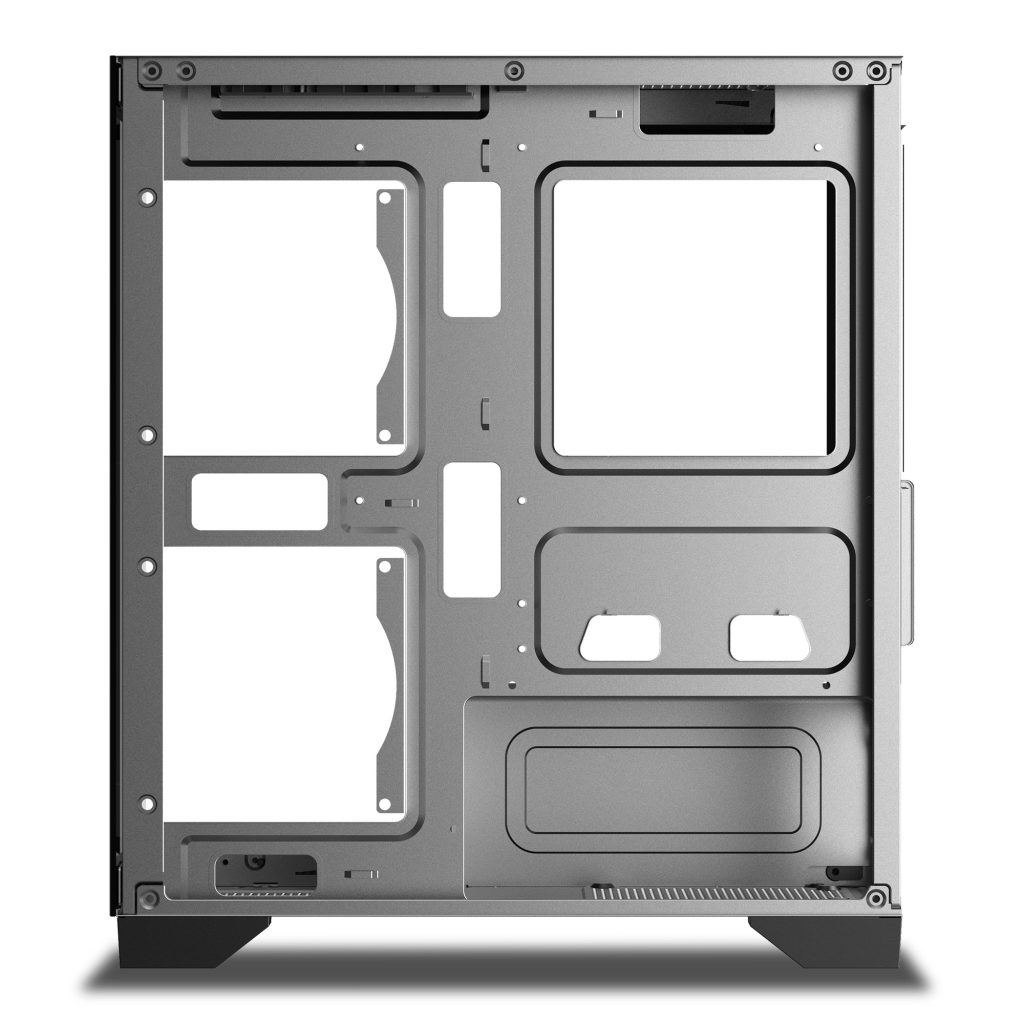 Ant Value CV200 Mid-Tower (M-ATX/M-ITX) Gaming Cabinet Black 3x120mm ...