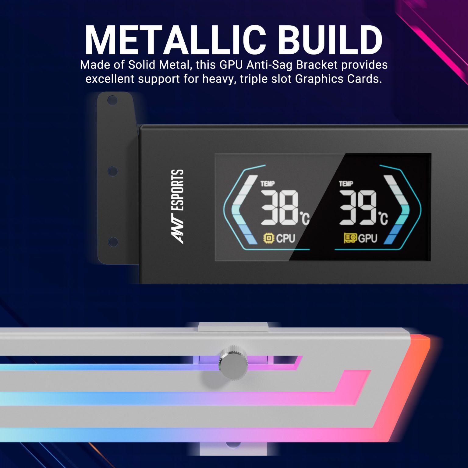 Ant Esports GCB200 Digital Addressable RGB White Graphics Card GPU ...