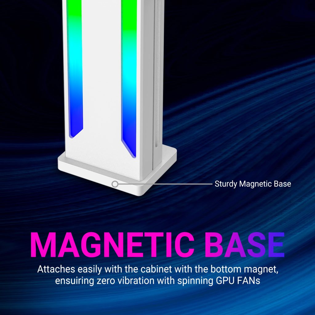 Ant Esports GCB70 Addressable RGB White Graphics Card GPU - ANT E-SPORTS