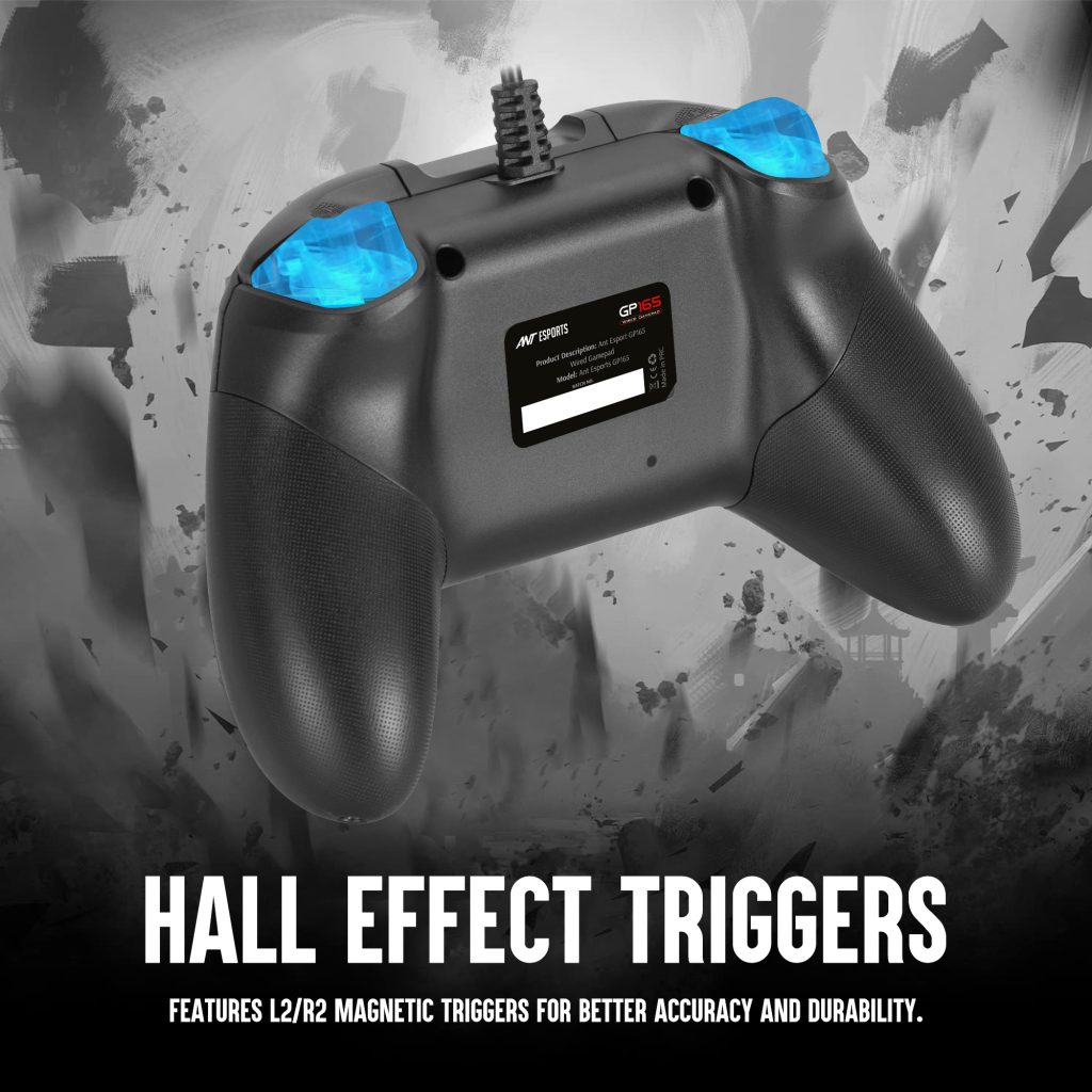 Ant Esports GP165 Wired Controller with Hall Effect Magnetic Triggers ...