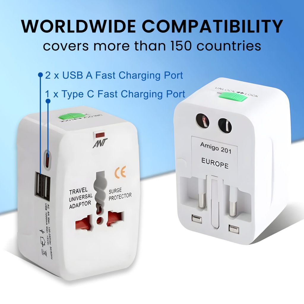 Ant AMIGO 201 Universal Travel Adapter - ANT E-SPORTS