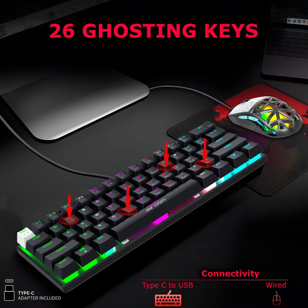 Ant Esports Keyboard and Mouse Combo Thunder 10 - ANT E-SPORTS