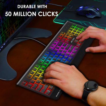 Ant Esports MK4000 Mechanical Wired Gaming Keyboard Black - ANT E-SPORTS