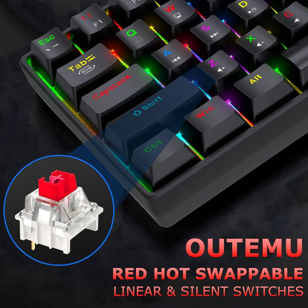 Ant Esports MK1300 V2 Mechnical Wired Gaming keyboard Black Hot ...