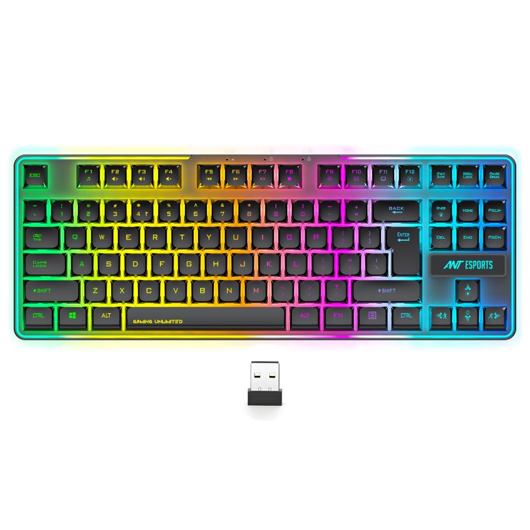 Ant Esports MK720 Pro V2 Membrane Wireless Gaming Keyboard Black - ANT ...