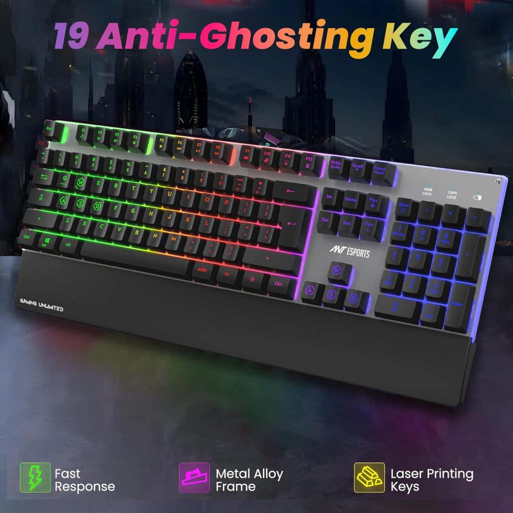 Ant Esports KM500 Pro Wireless Gaming Keyboard and Mouse Combo - ANT E ...