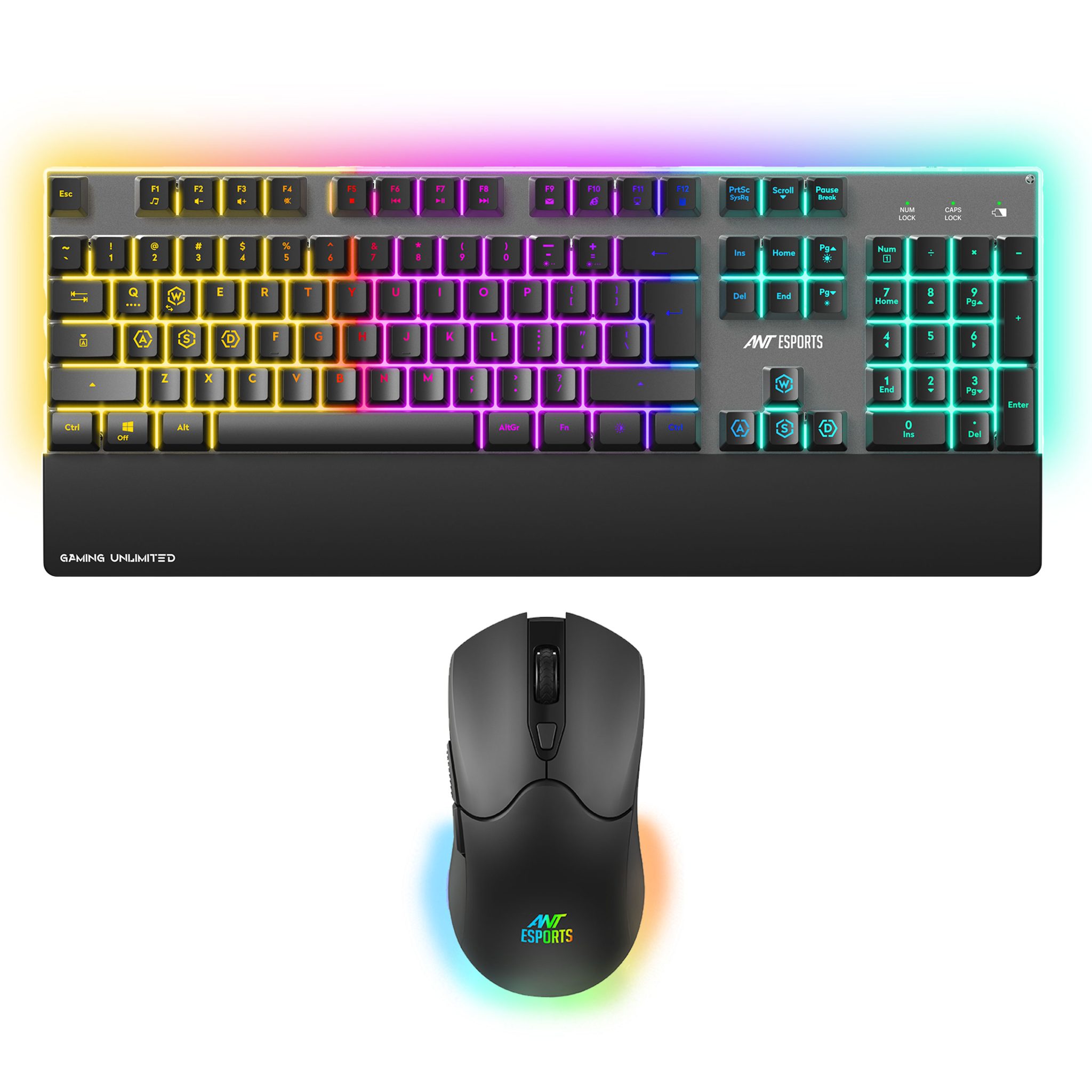 Ant Esports KM500 Pro Wireless Gaming Keyboard and Mouse Combo - ANT E ...