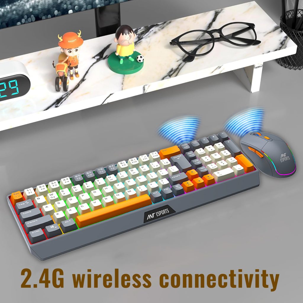 Ant Esports KM590 PRO Wireless Rainbow Gaming Combo - ANT E-SPORTS