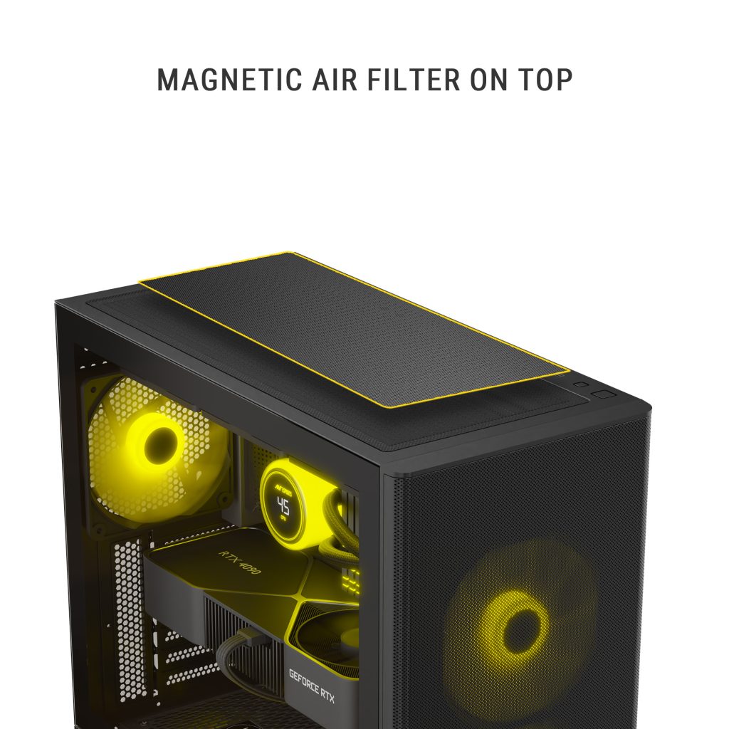 Ant Esports 511 Air 5F Mid Tower (E-ATX/ATX/M-ATX/M-ITX) Black Cabinet ...