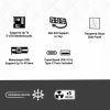 Ant Esports 511 Air 5F Mid Tower (E-ATX/ATX/M-ATX/M-ITX) Black Cabinet ...