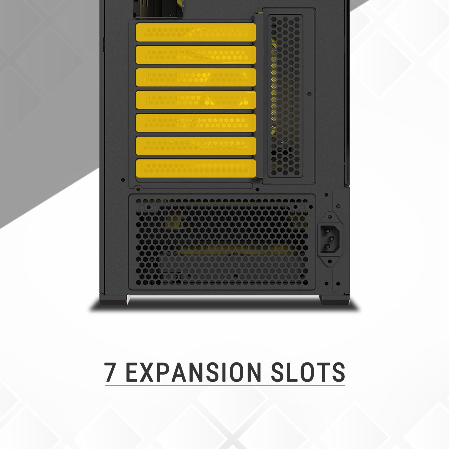 Ant Esports 511 Air 5F Mid Tower (E-ATX/ATX/M-ATX/M-ITX) Black Cabinet ...