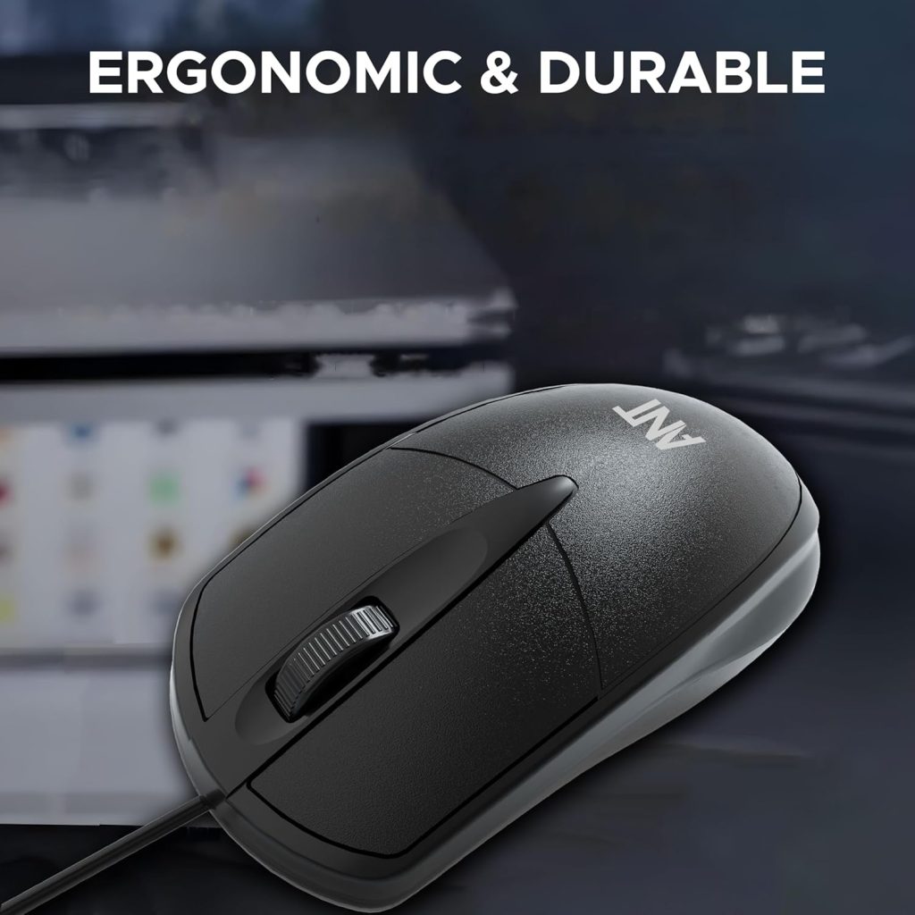 Ant Globe 10 Wired Optical Mouse with 1200 DPI - ANT E-SPORTS